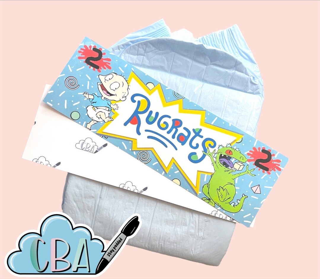 ABDL Clear Premium Diaper Tapes “rug Rats” - Etsy