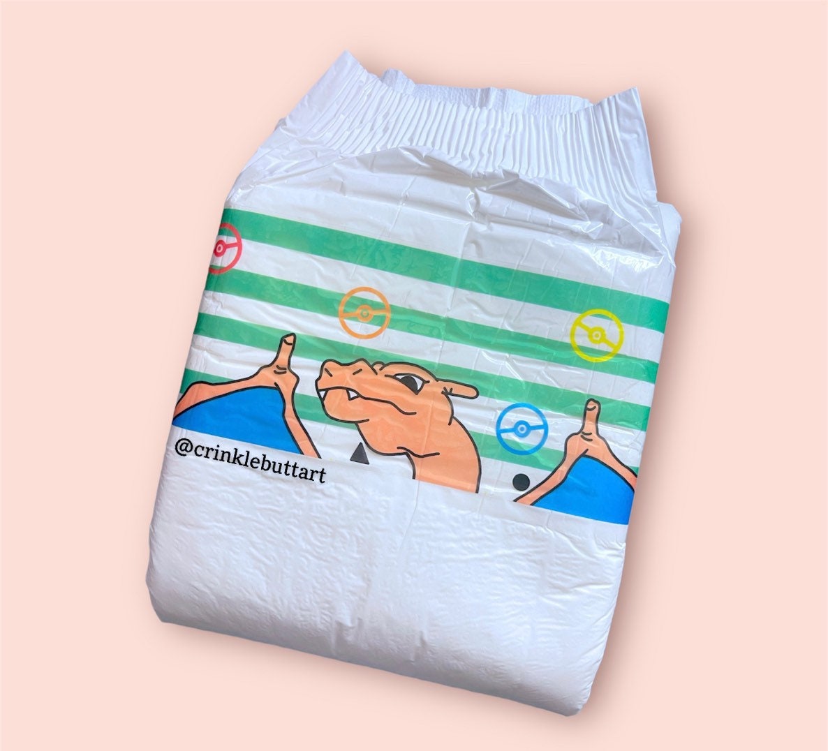 ABDL Clear Premium Diaper Tapes “vintage Charz” - Etsy