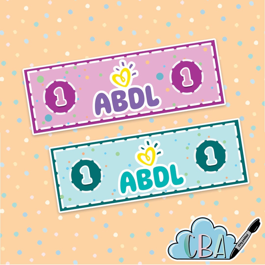 Abdl Diaper Tape “abdl Love” Etsy