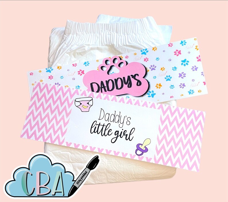 Abdl Diaper Tapes Pack Of 4 Premium Clear Daddys Girl Etsy
