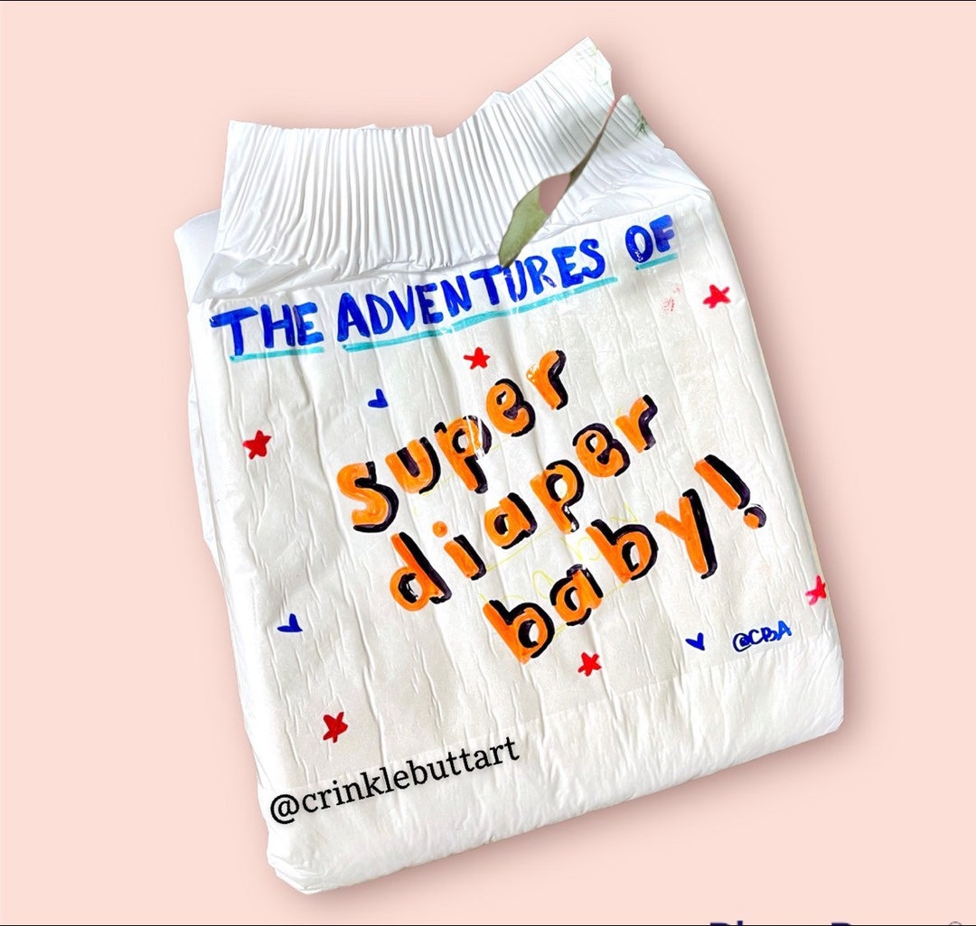 ABDL Adult Baby Diaper, “the Adventures of Diaper Baby” - Etsy
