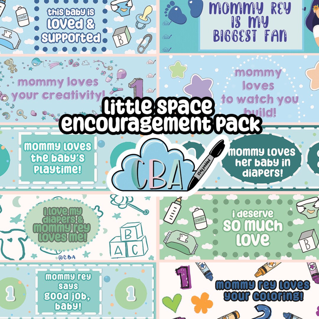Abdl Diaper Tapes X10 The Little Space Encouragement Pack Etsy