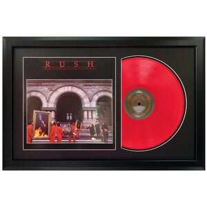 Rush - Moving Picture (red Vinyl) - Framed Vinyl Record - Etsy