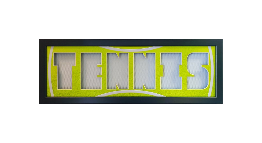 Tennis Photo Collage letter Frame Handcrafted 9 X 25.5 X .75 - Etsy UK