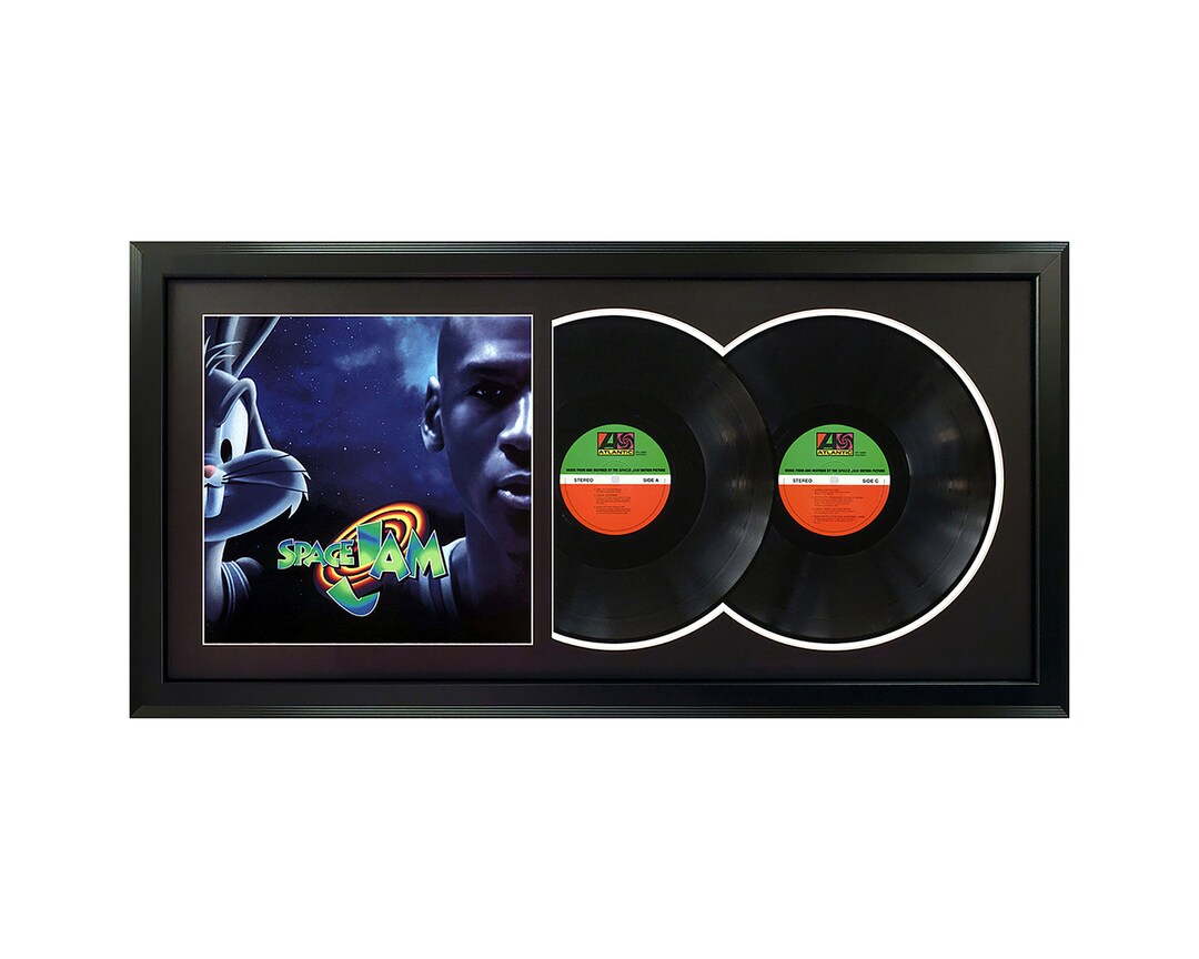 Framed Space Jam Soundtrack Vinyl Double Album – Black Frame, Movie ...