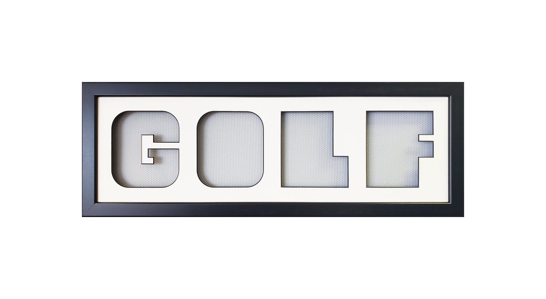 White Golf Photo Collage "letter Frame" Handcrafted 9 X 25.5 X .75 - Etsy