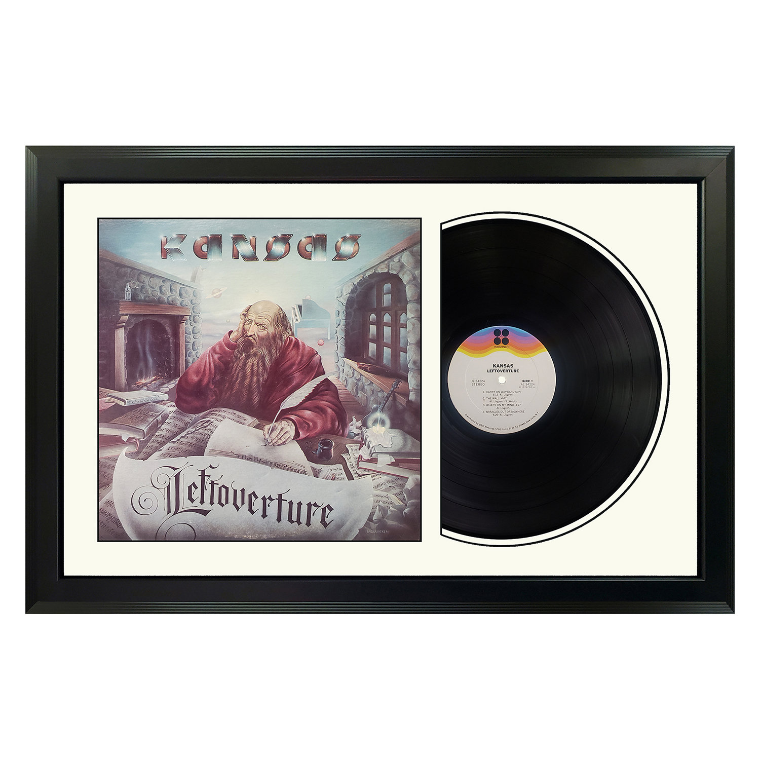 Kansas Leftoverture Framed Vinyl Record - Etsy