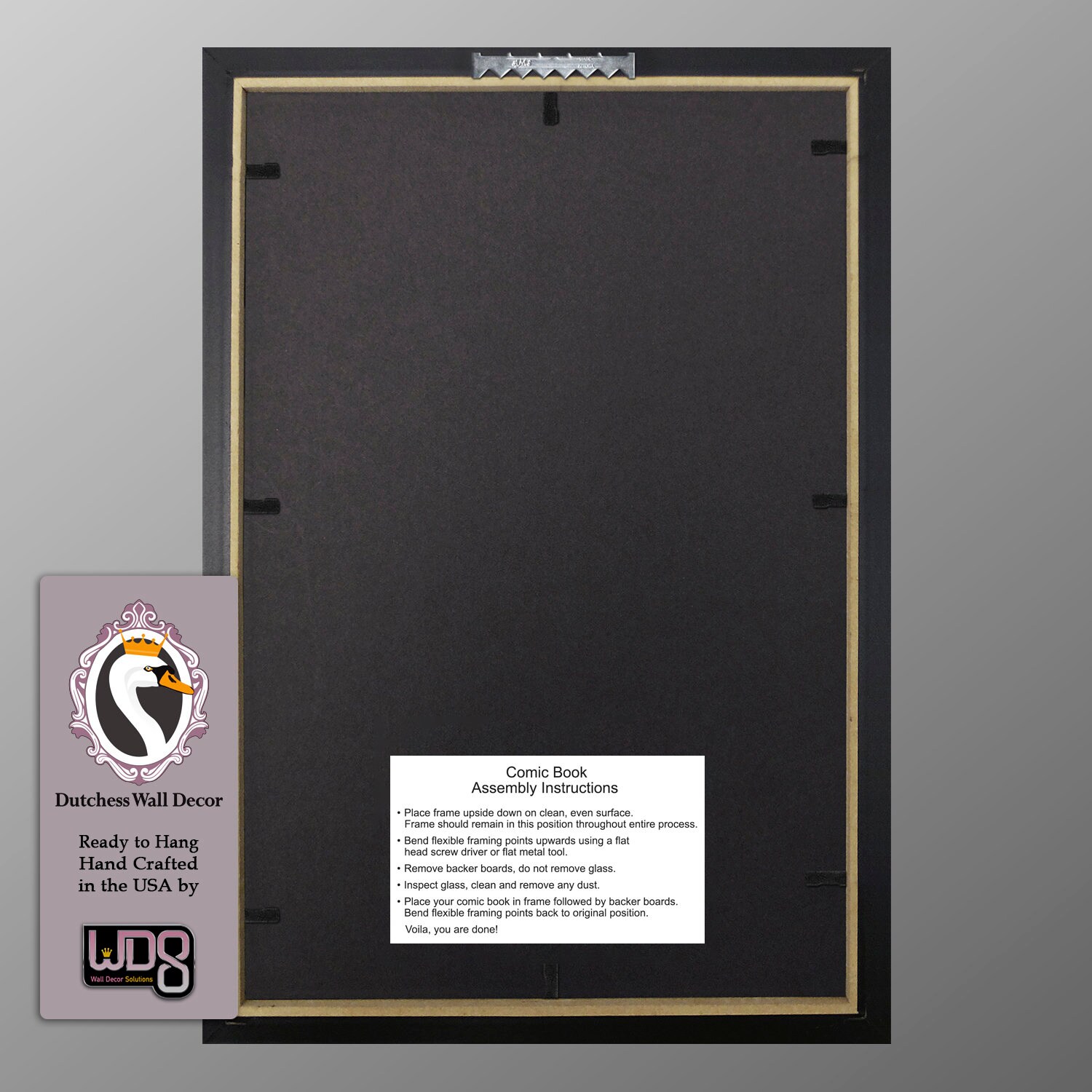 Comic Book Frame Ready Made Black Frame With Glass - Etsy