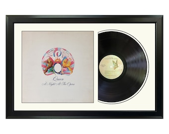 Queen A Night at the Opera Signed Vinyl Record With Black Frame - Etsy