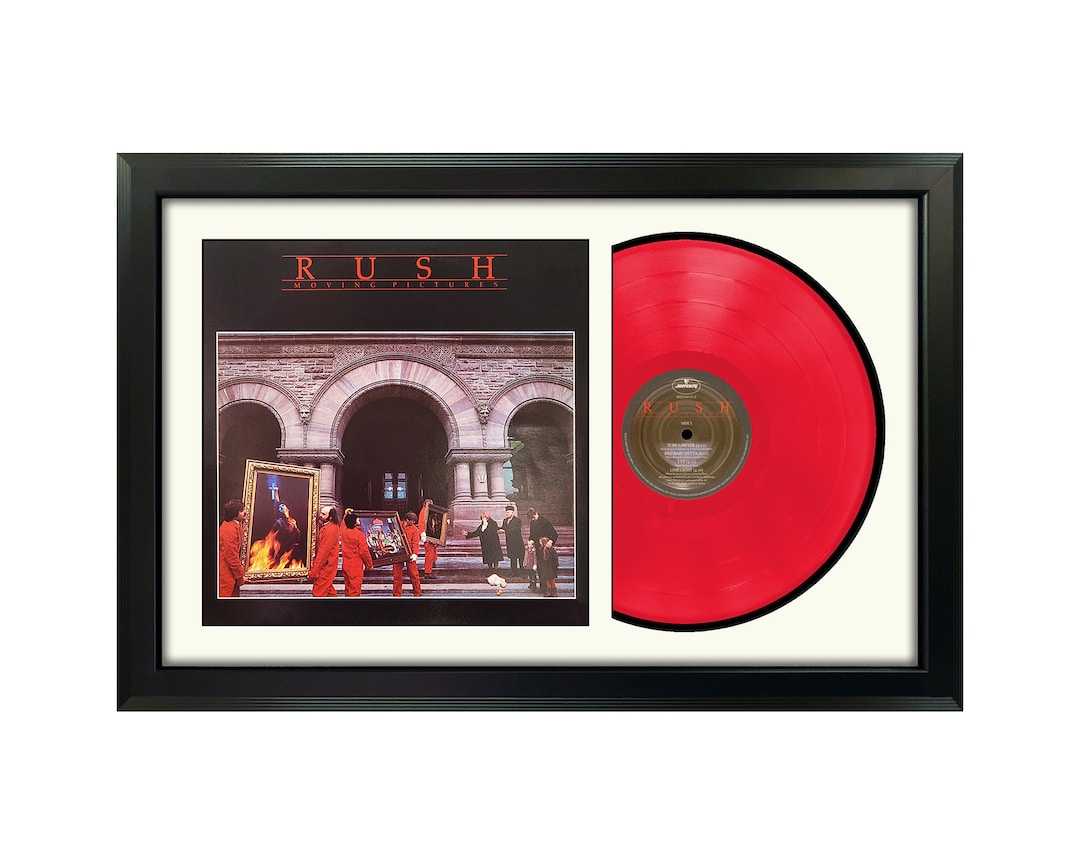 Rush - Moving Picture (red Vinyl) - Framed Vinyl Record - Etsy