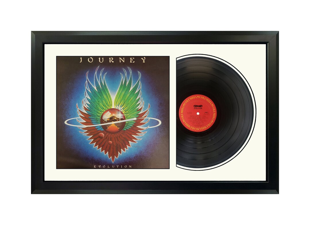 Journey - Evolution - Framed Vinyl Record - Etsy