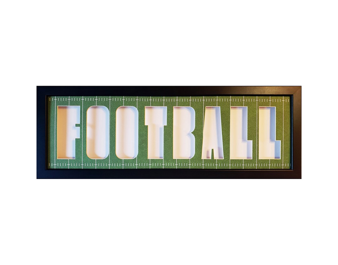 Football Photo Collage Frame – Personalized Sports Gift, Made in USA - Etsy