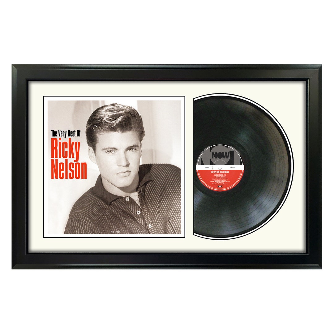 Ricky Nelson - the Very Best of Ricky Nelson - Framed Vinyl Record - Etsy
