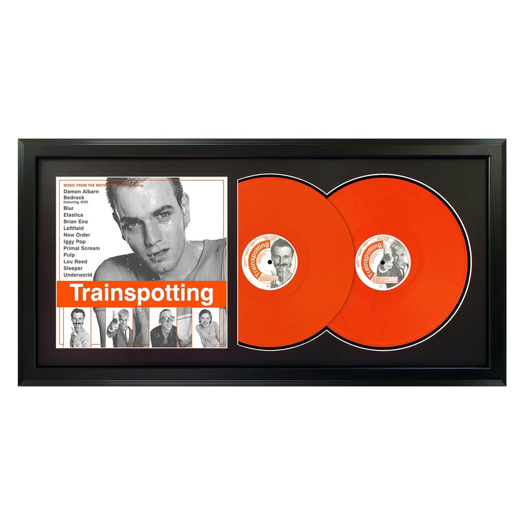 Framed Trainspotting Soundtrack Double Vinyl Album - Movie Memorabilia ...