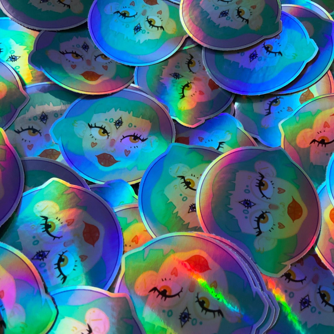 Holo THIRD EYE Sticker - Etsy