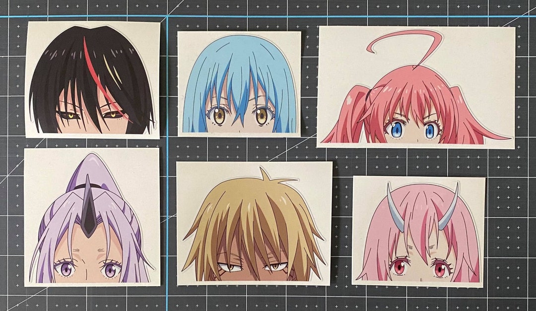 Anime Peeker Stickers - Etsy