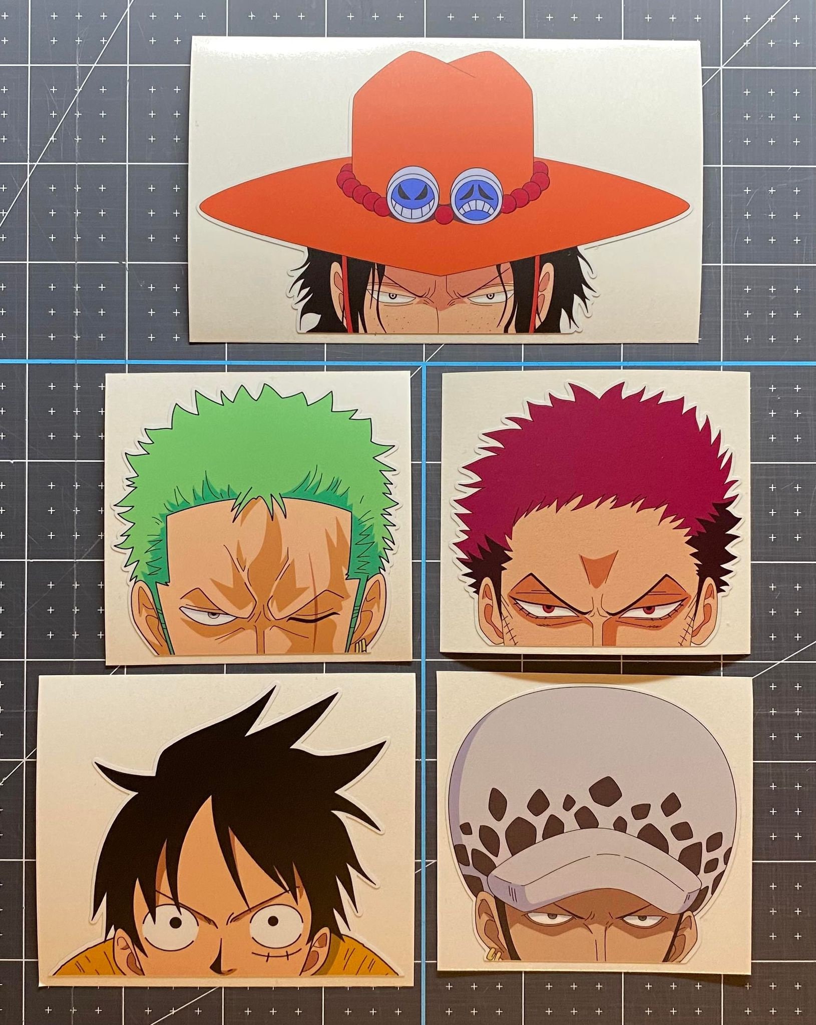 Anime Peeker Stickers - Etsy