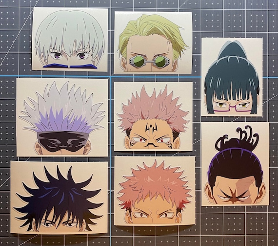Anime Peeker Stickers | Etsy