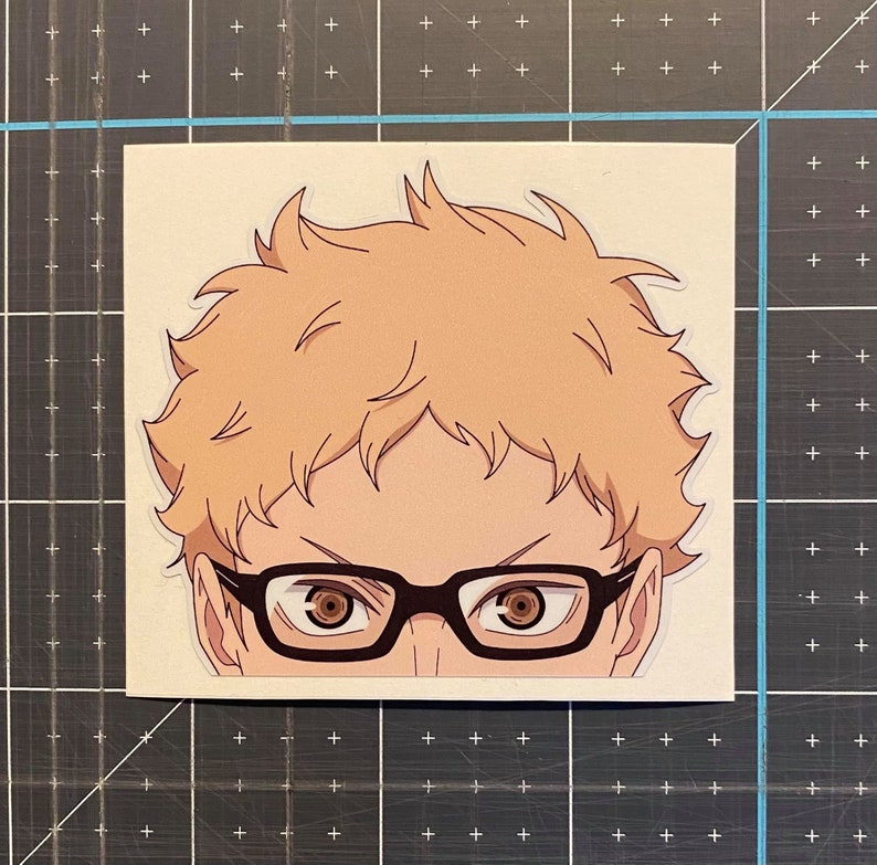 Anime Peeker Stickers - Etsy