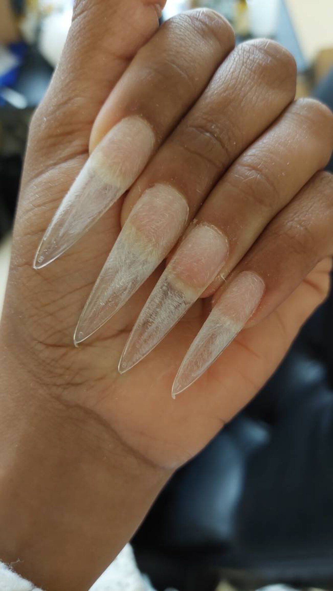 XXL Stiletto Full Coverage Nails Press on Nails, Nail Tips, Full Nail ...