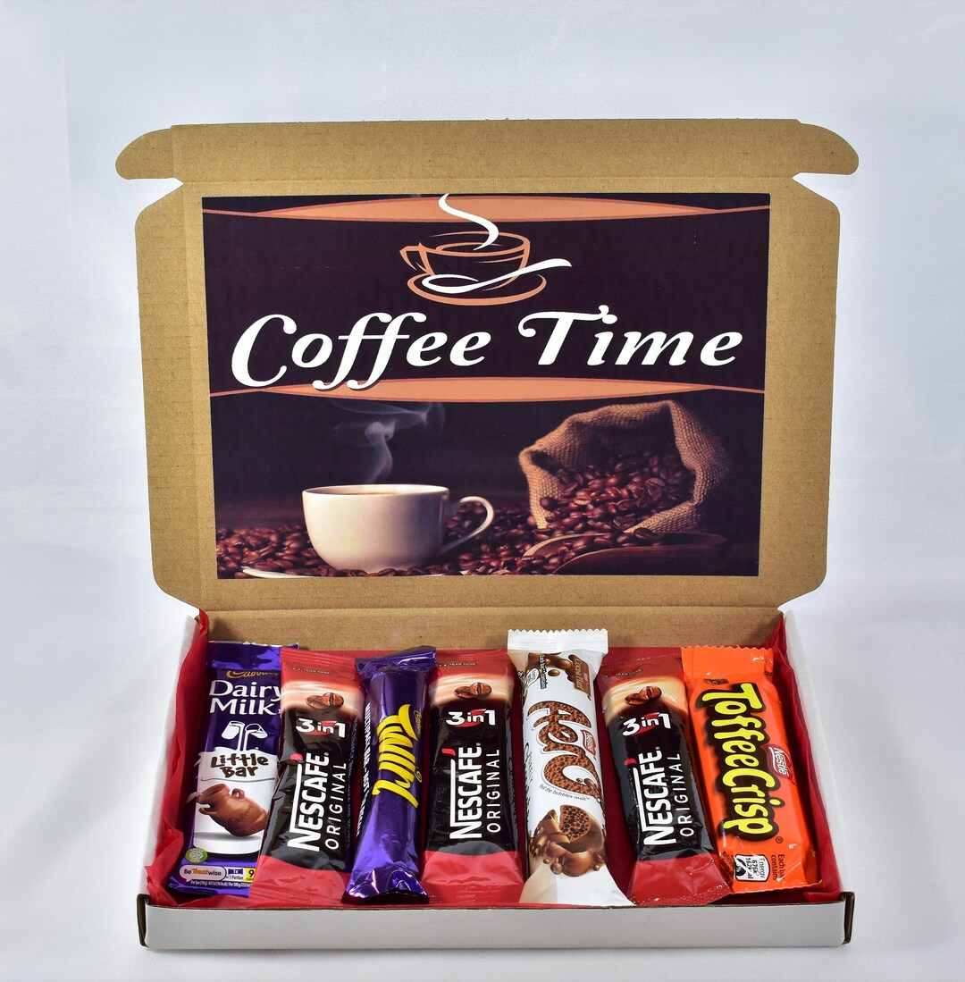 Coffee Time Chocolate Selection Box Gift Hamper Perfect Gift - Etsy