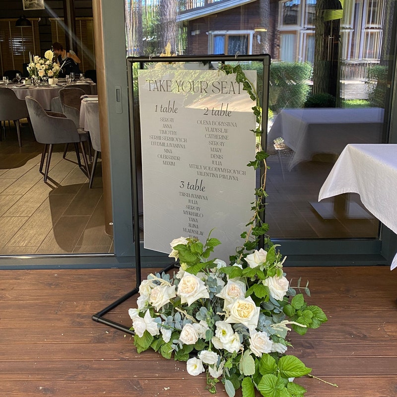 Seating Chart Frame - Etsy