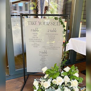 Wedding Sign Stand, Metal Event Display Stands (wedding, Reception ...