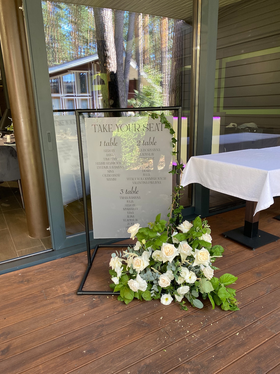 Wedding Sign Stand, Metal Event Display Stands wedding, Reception ...