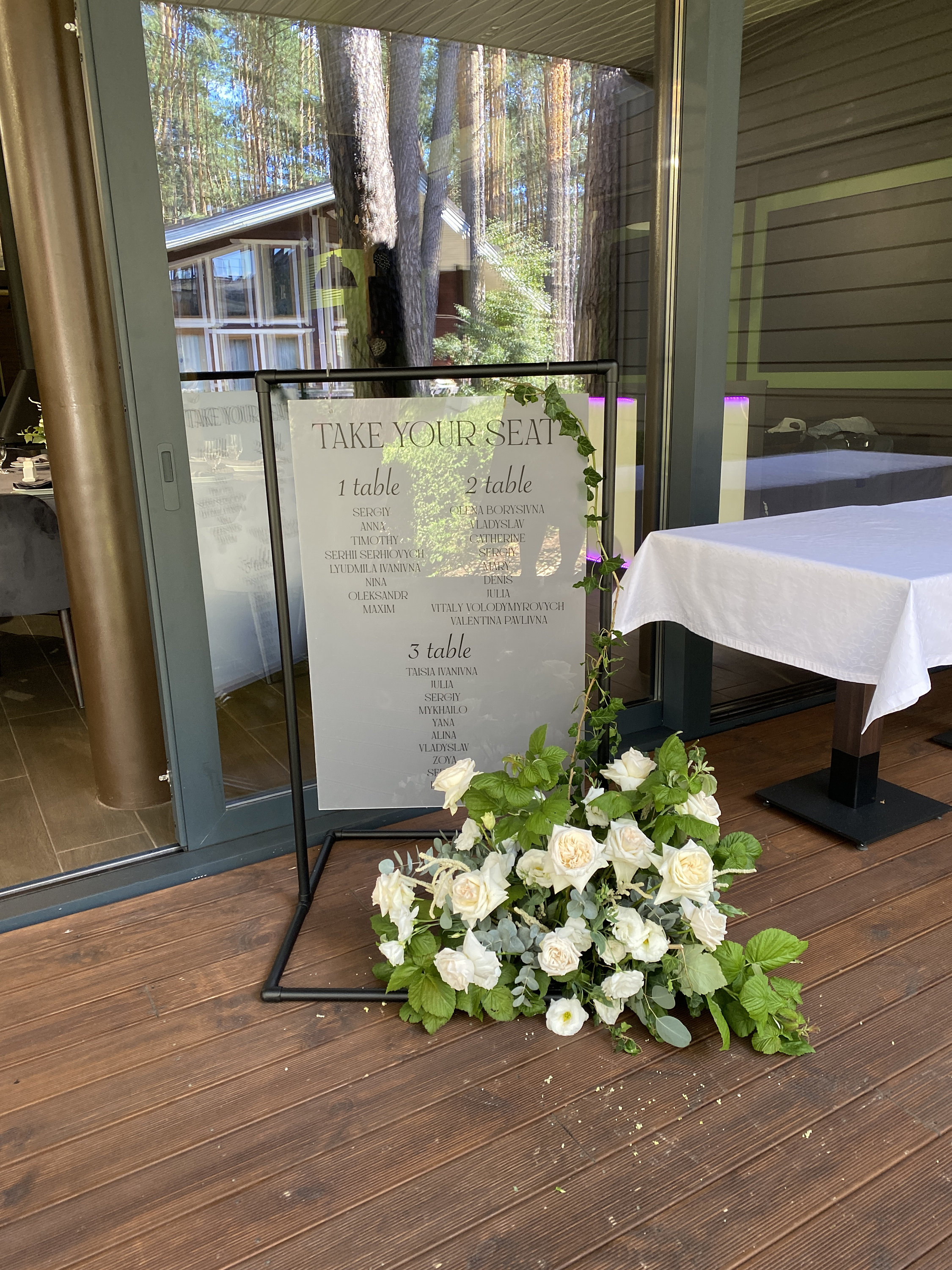Wedding Sign Stand, Metal Event Display Stands (wedding, Reception ...