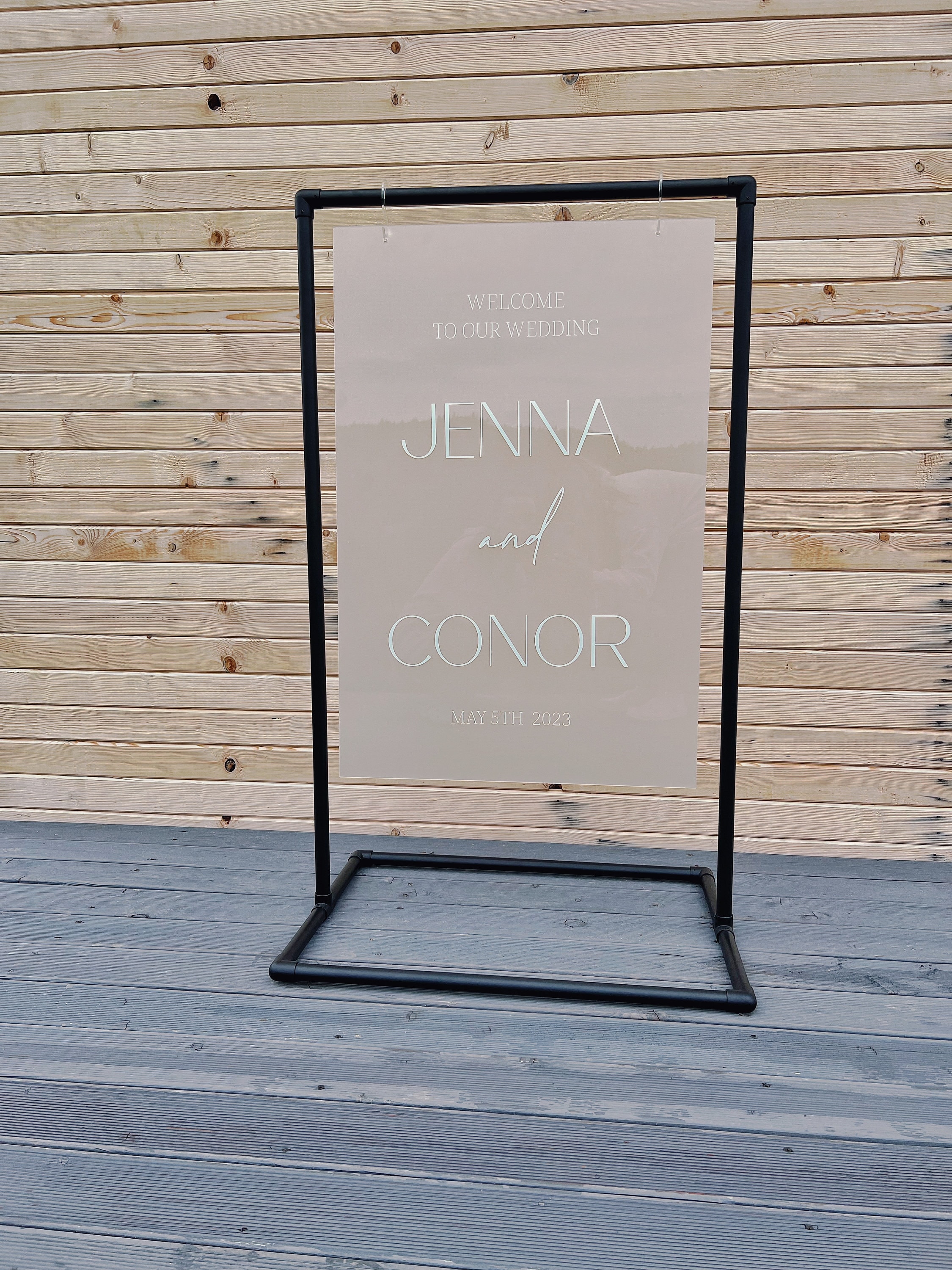 Wedding Welcome Stand, Black Metal Stand, Wedding Bar Stand, Wedding ...