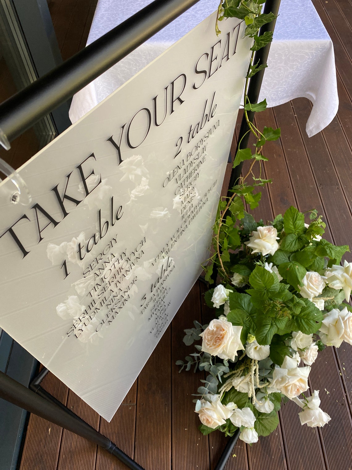 Wedding Sign Stand, Metal Event Display Stands wedding, Reception ...