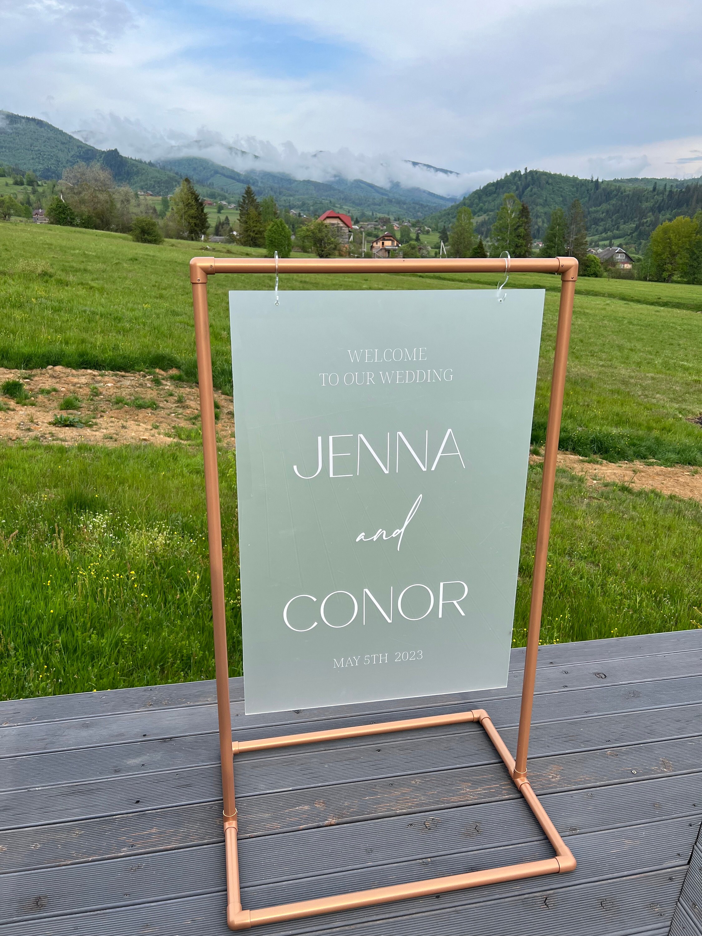 Wedding Stand for Welcome Sign Event Sign Stand Gold Stand - Etsy Australia