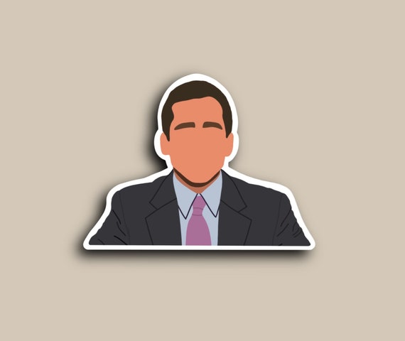 Stickers Michael Scott Waterproof Stickers Paper etna.com.pe