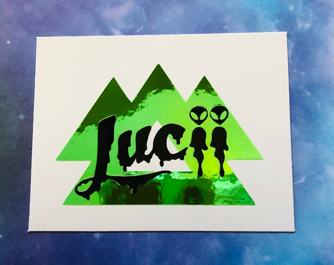Lucii X Wakaan Decal / Sticker Lucii Car Decal Lucii Bumper Sticker Edm ...