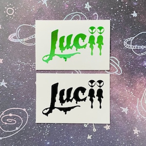 Lucii Decal / Sticker - Lucii Car Decal - Lucii Bumper Sticker - Edm ...