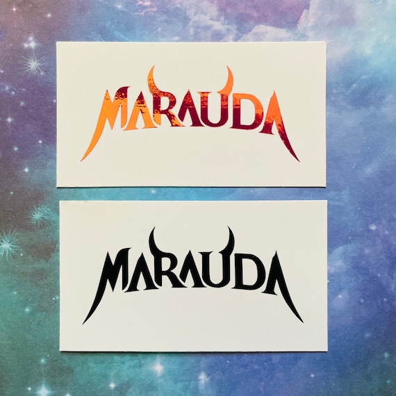 Marauda Decal / Sticker Marauda Car Decal Marauda Bumper - Etsy