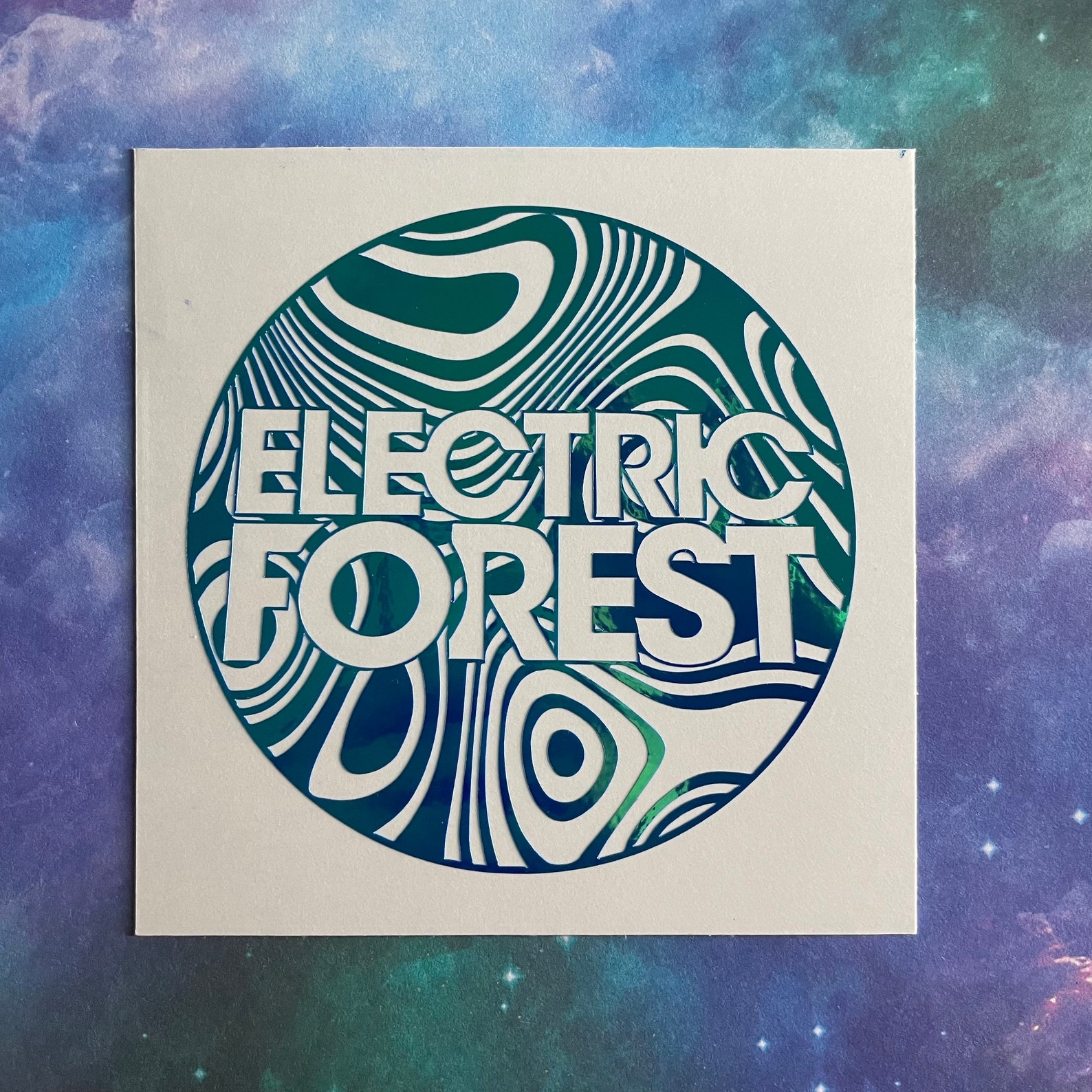 Electric Forest Decal / Sticker Electric Forest Car Decal - Etsy