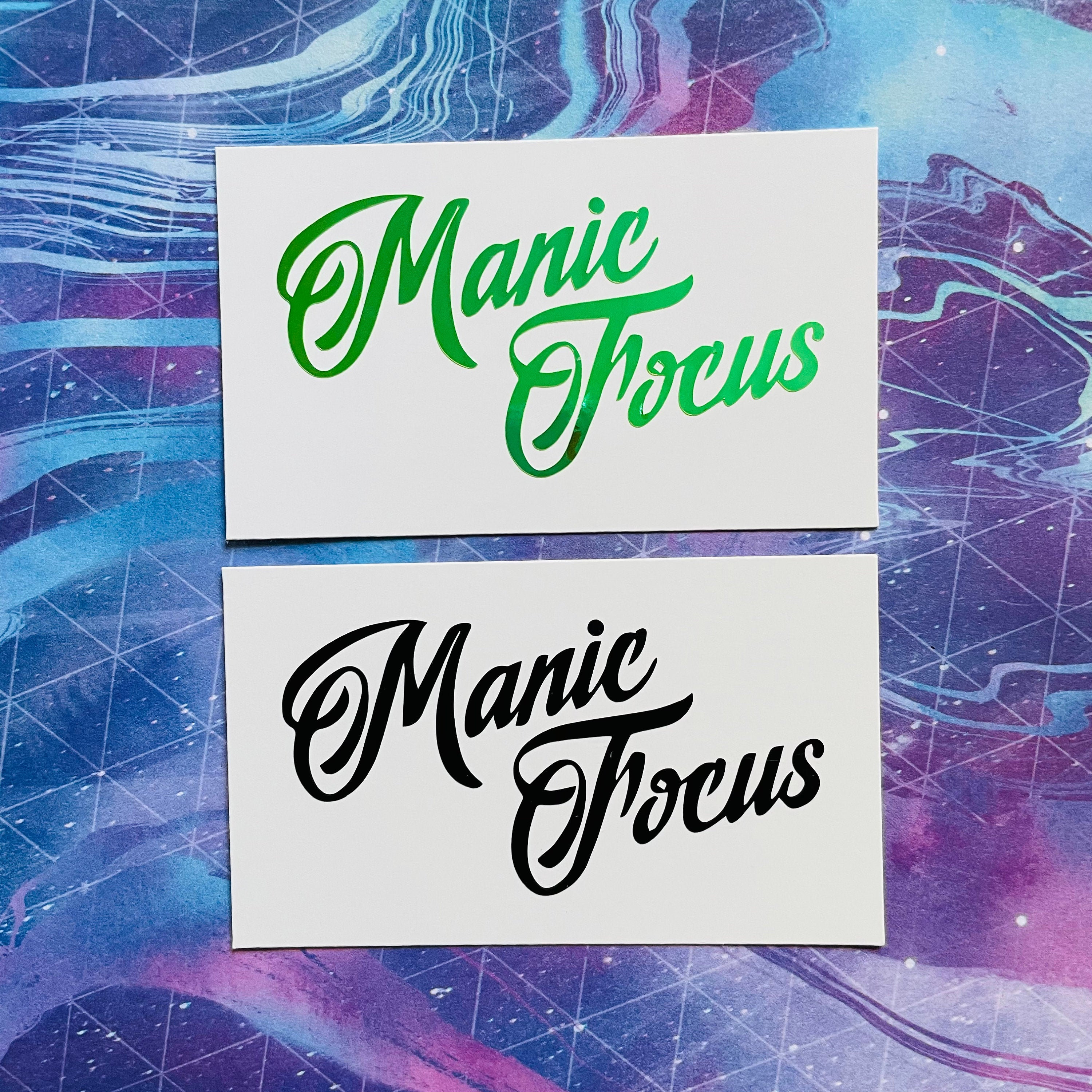 Manic Focus Decal / Sticker Manic Focus Car Decal Manic | Etsy