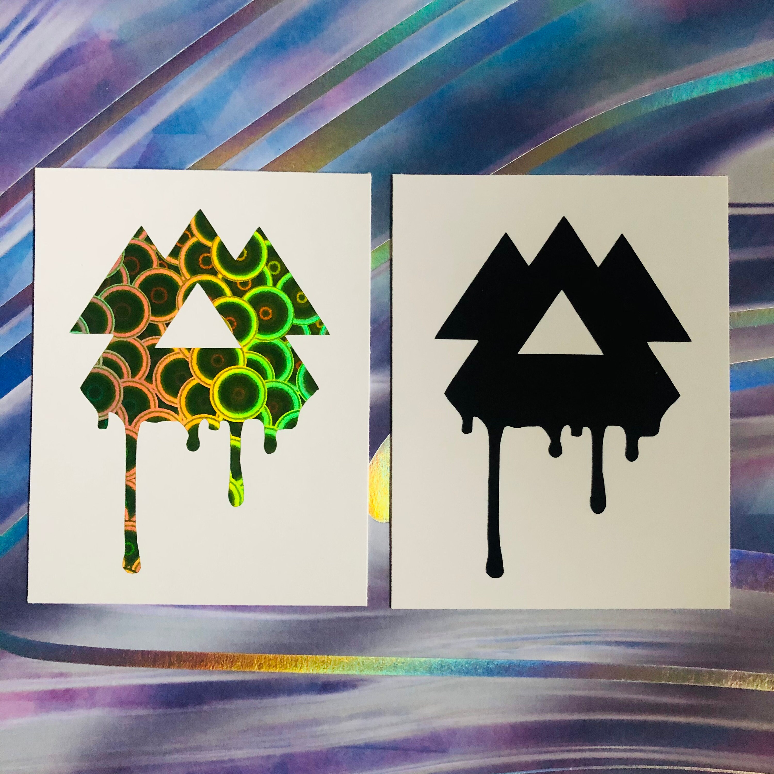 Bumper Stickers Paper & Party Supplies Wakaan Spiral car decal Hippie ...