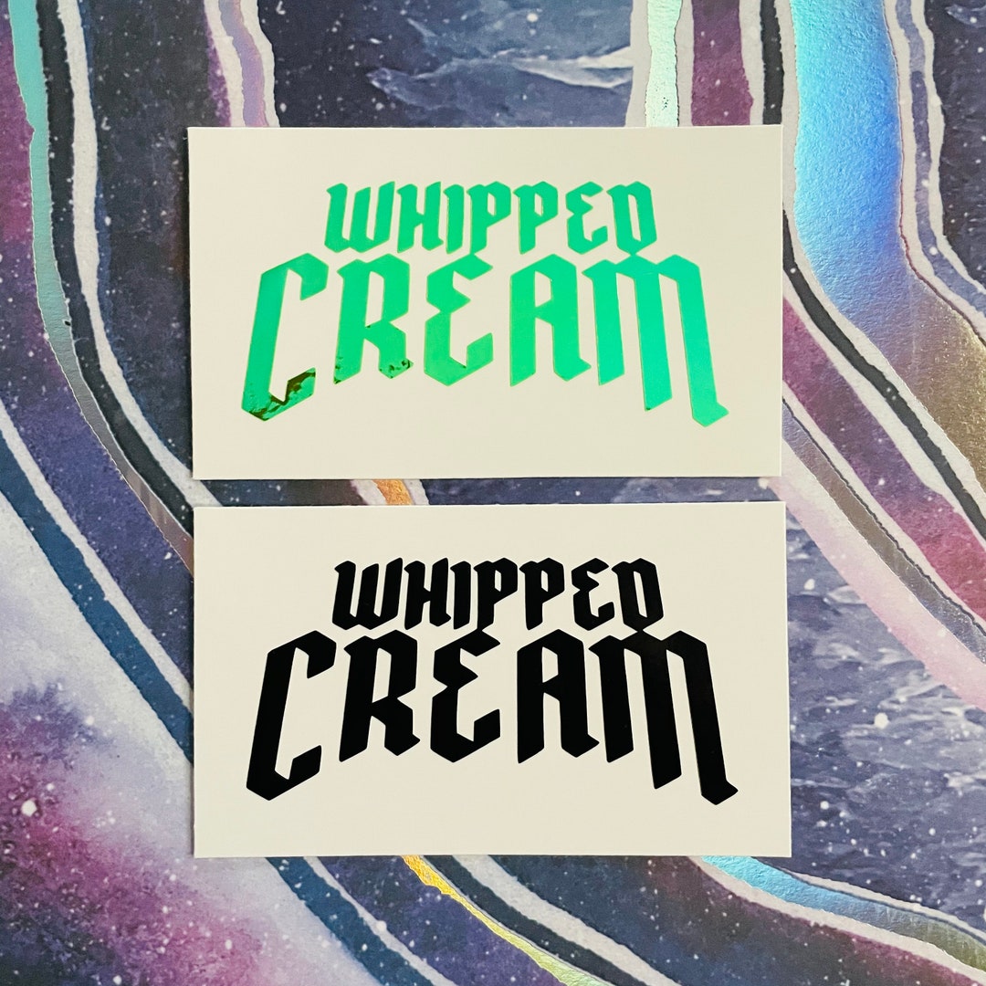Whipped Cream Decal / Sticker - Whipped Cream Car Decal - Whipped Cream ...