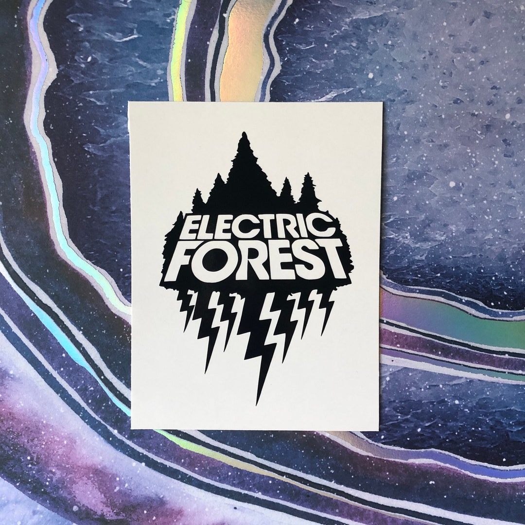 Electric Forest Decal / Sticker - Electric Forest Car Decal - Electric ...