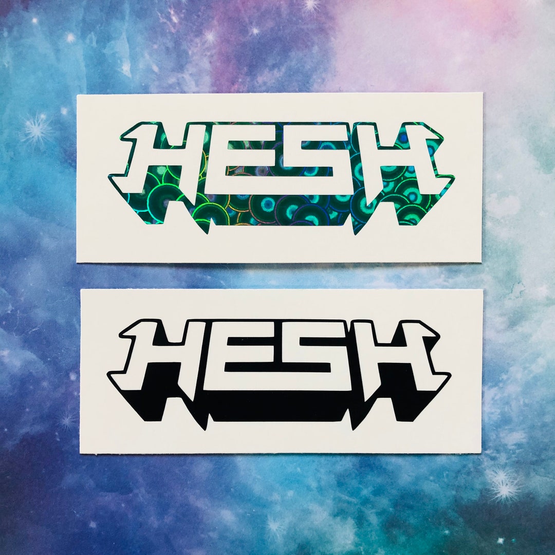 Hesh Decal / Sticker - Hesh Car Decal - Hesh Bumper Sticker - Edm Car ...