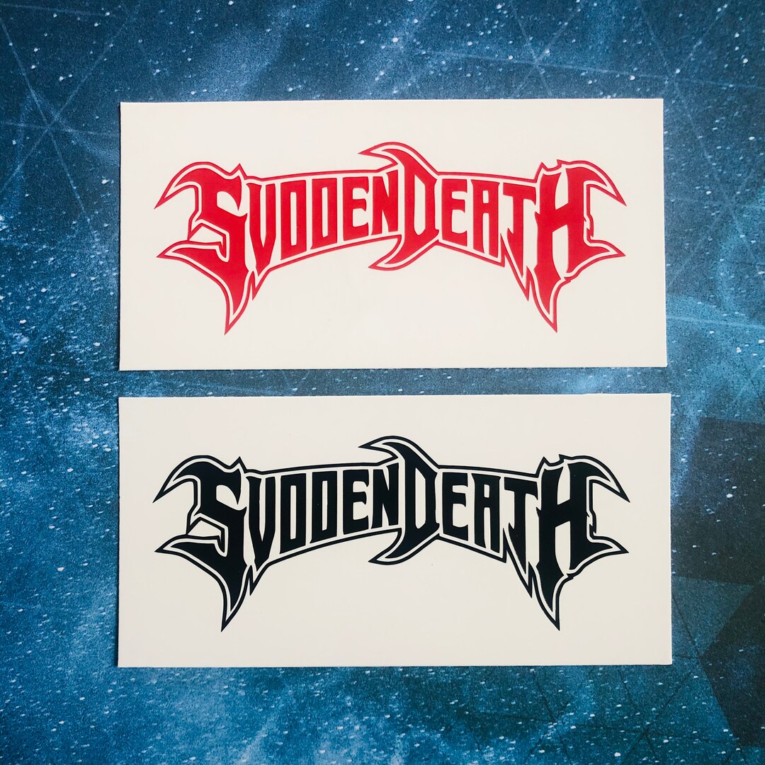 Svdden Death Decal / Sticker - Svdden Death Car Decal - Svdden Death ...