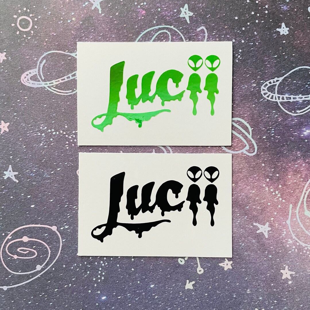 Lucii Decal / Sticker - Lucii Car Decal - Lucii Bumper Sticker - Edm ...