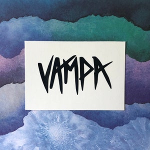 Vampa Decal / Sticker - Vampa Car Decal - Vampa Bumper Sticker - Edm ...