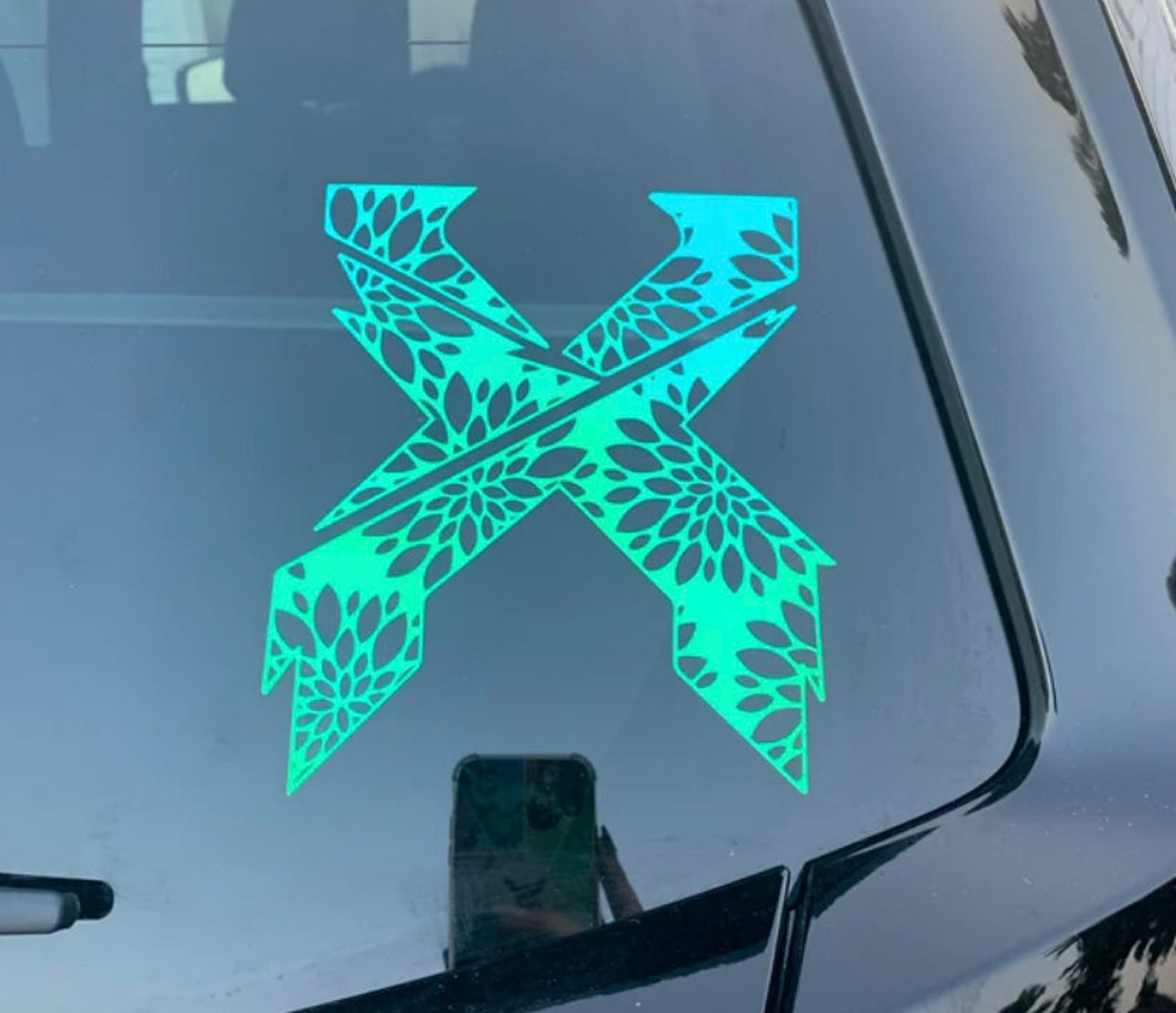 X Floral DJ Decal / Sticker X Car Decal X Bumper Sticker - Etsy