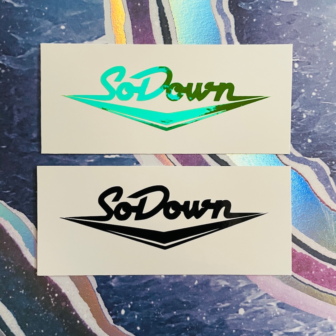 Sodown Decal / Sticker - Sodown Car Decal - Sodown Bumper Sticker - Edm ...