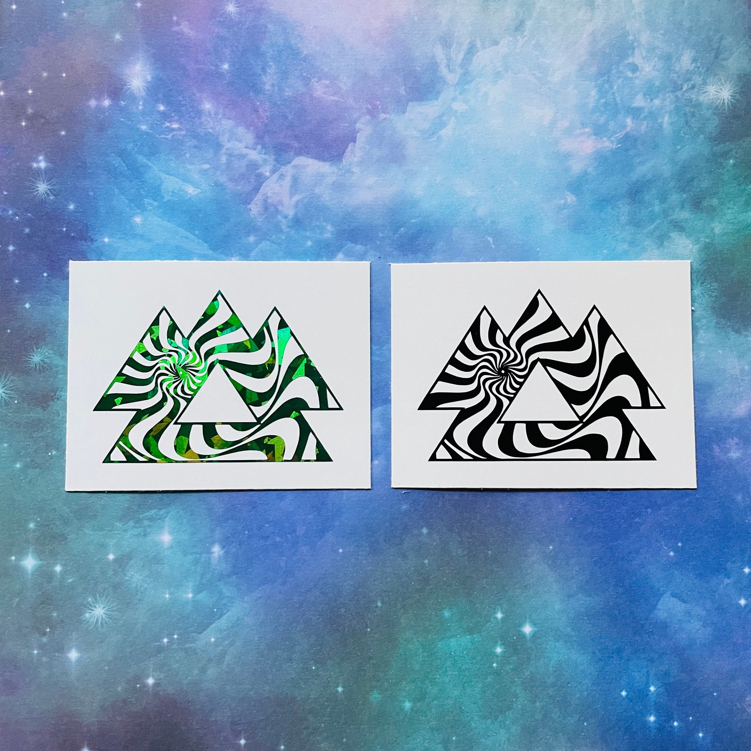 Bumper Stickers Paper & Party Supplies Wakaan Spiral car decal Hippie ...