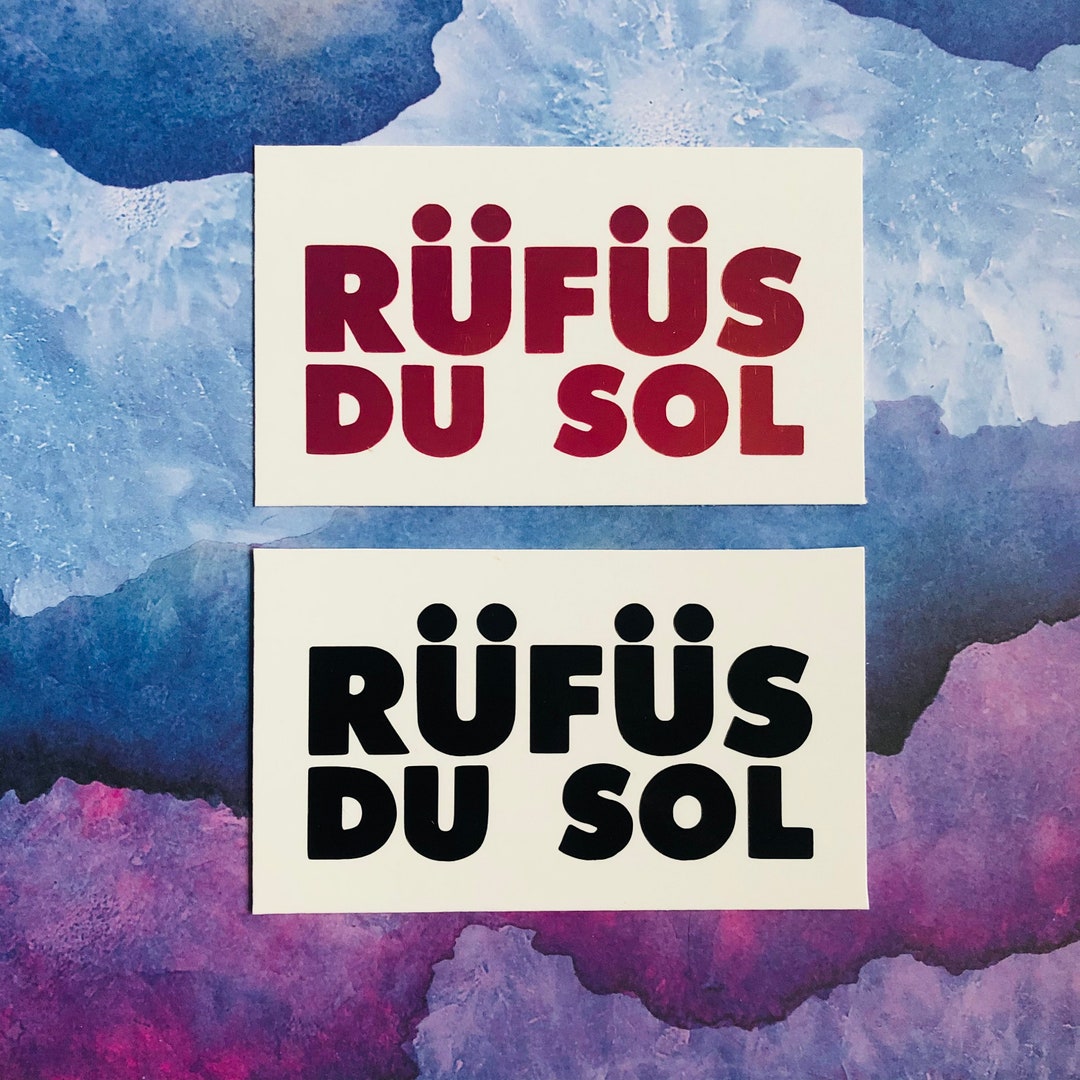 Rufus Du Sol Decal / Sticker - Rufus Du Sol Car Decal - Rufus Du Sol ...
