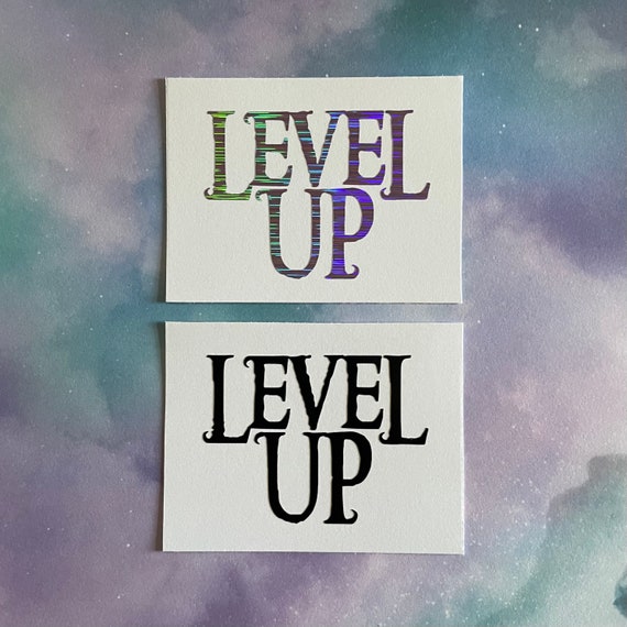 Level up Decal / Sticker Level up Car Decal Level up - Etsy